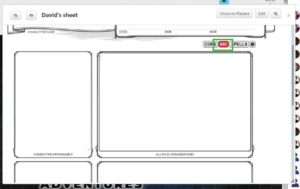 How To Use Roll20 Character Sheet - Elite Adventures