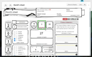 How To Use Roll20 Character Sheet - Elite Adventures